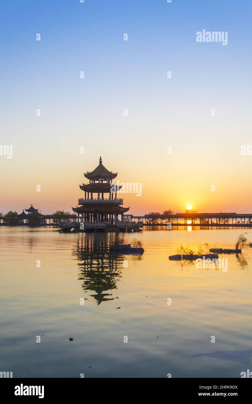 The taihu lake scenery Stock Photo - Alamy