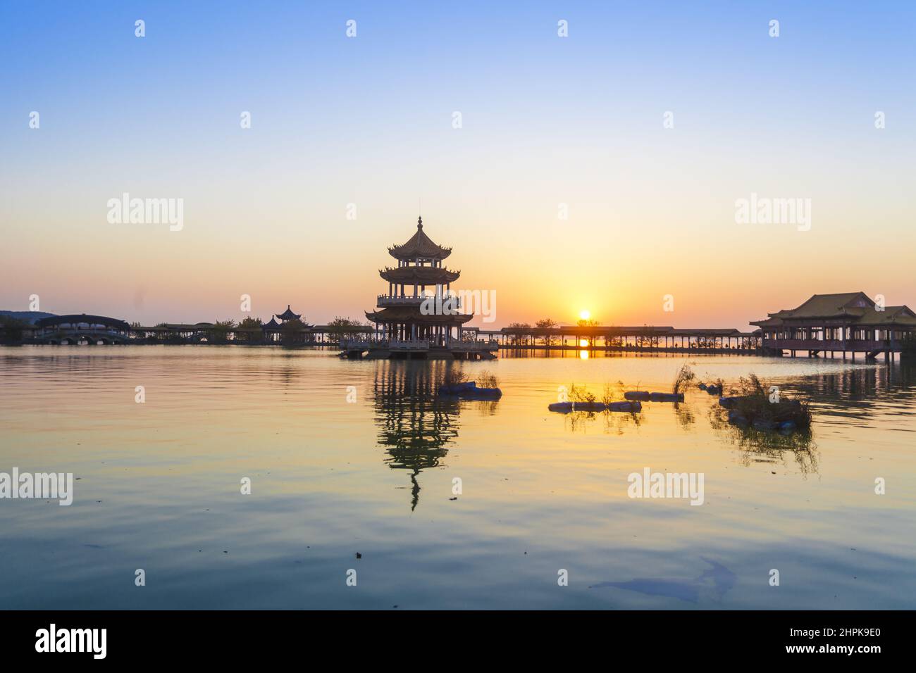 The taihu lake scenery Stock Photo - Alamy