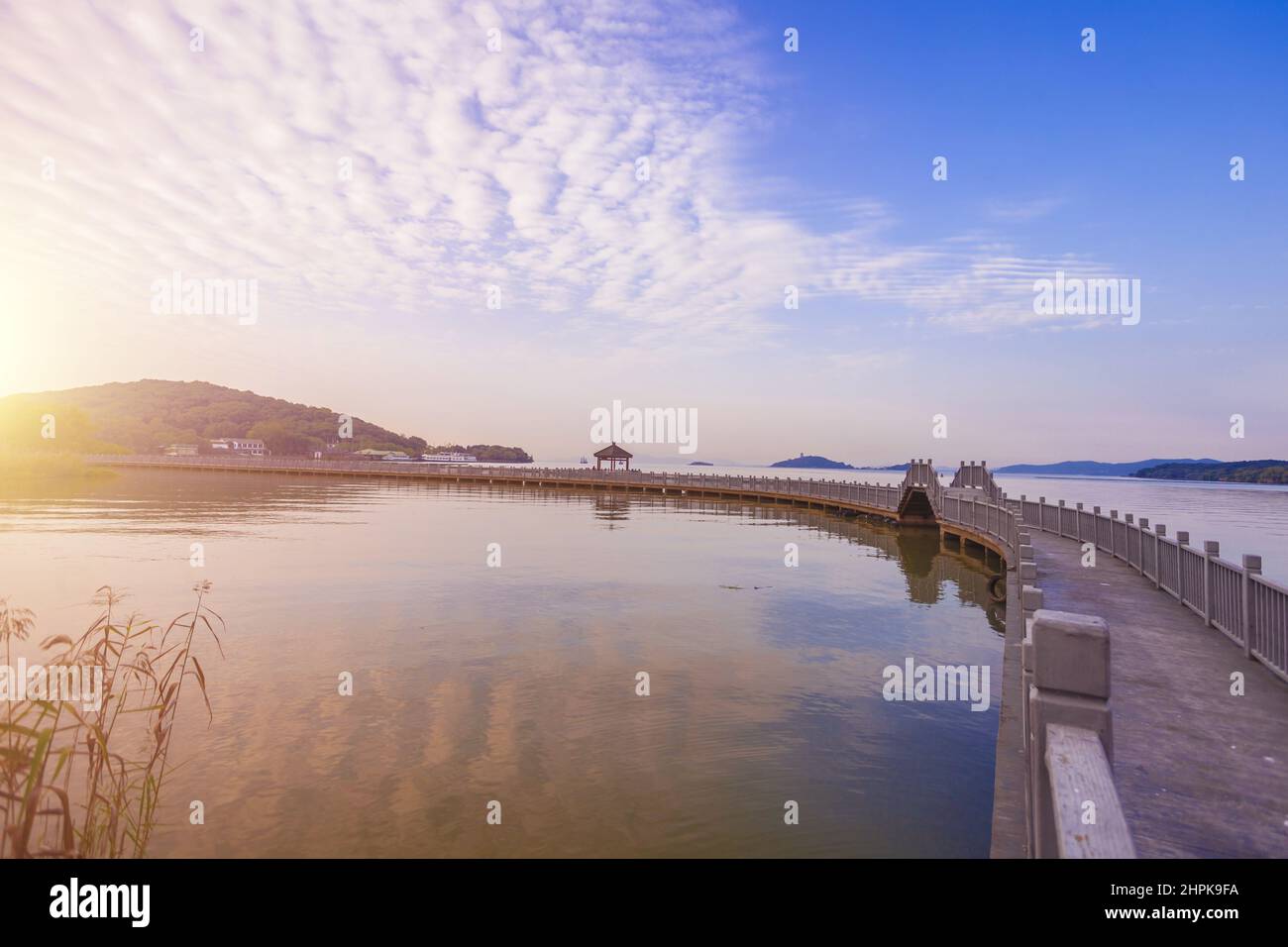 The taihu lake scenery Stock Photo - Alamy