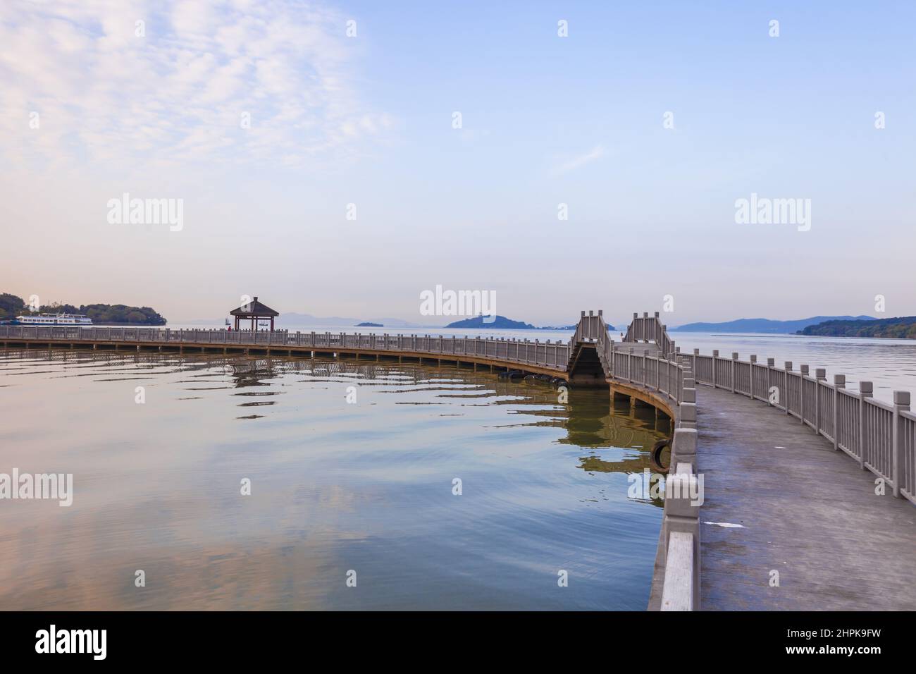 The taihu lake scenery Stock Photo - Alamy
