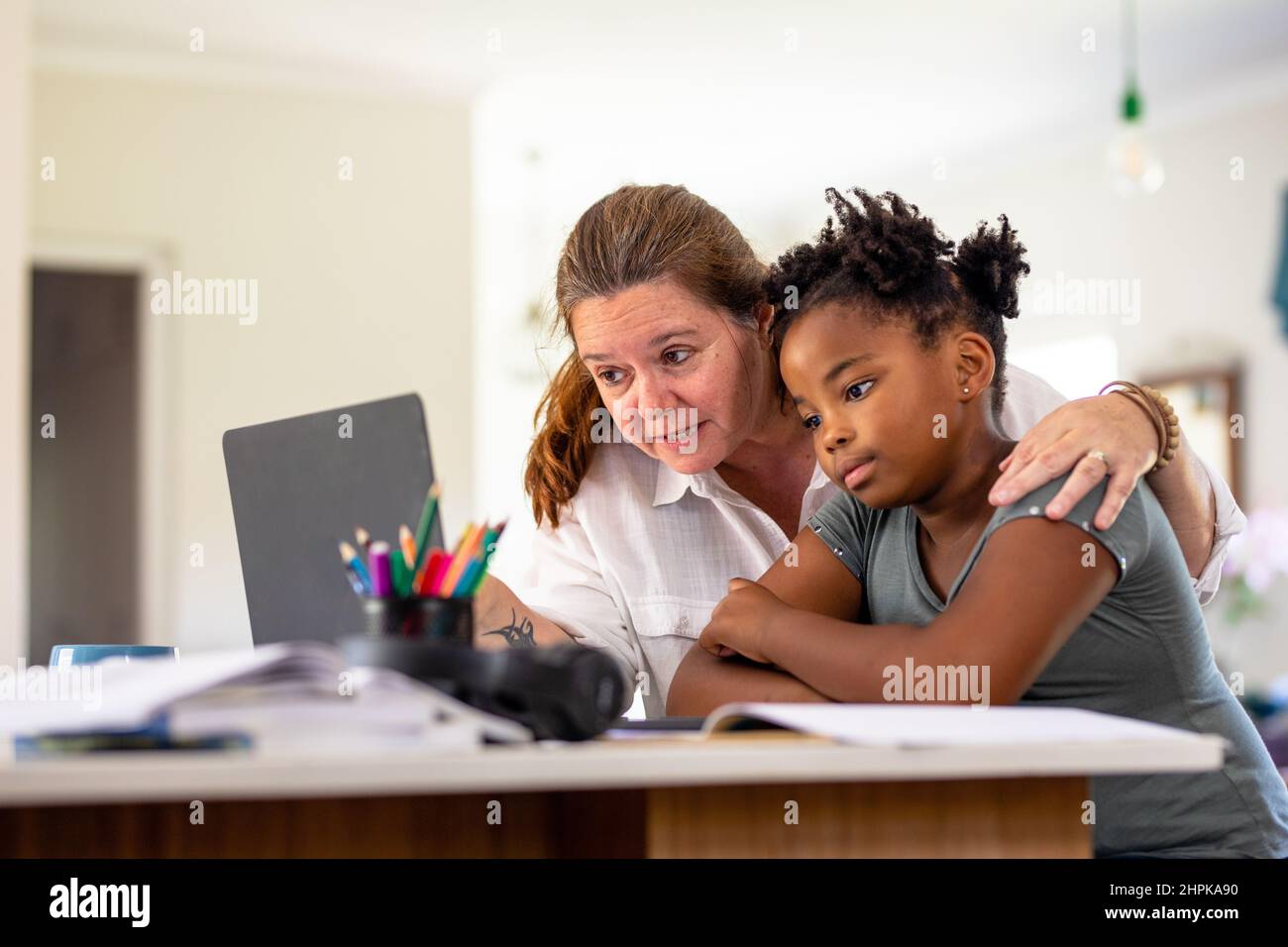 African school children laptop hi-res stock photography and images - Alamy