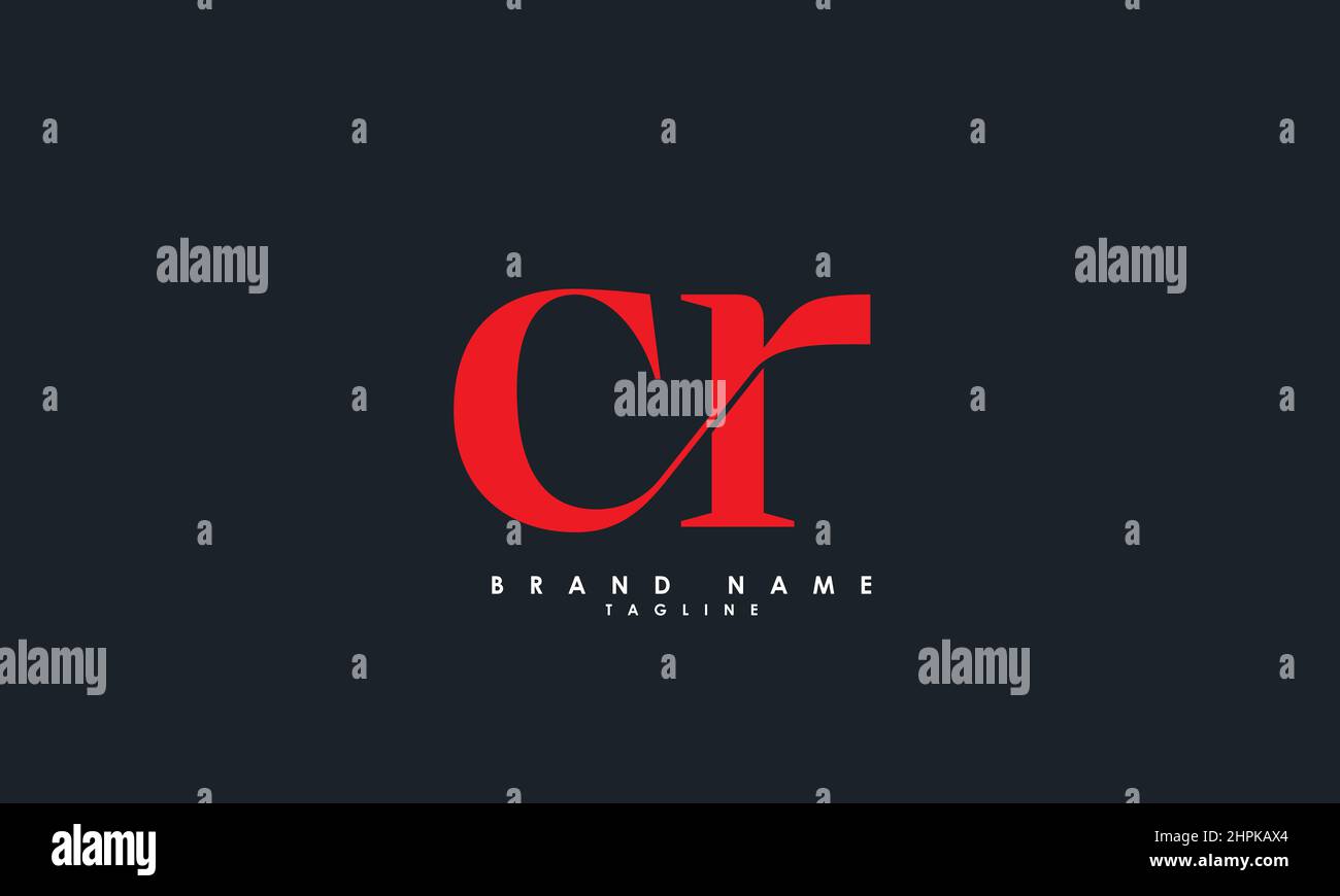 Alphabet letters Initials Monogram logo CR, RC, C and R Stock Vector ...
