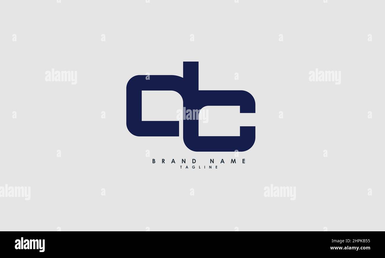 Alphabet letters Initials Monogram logo DC, CD, D and C Stock Vector Image & Art - Alamy