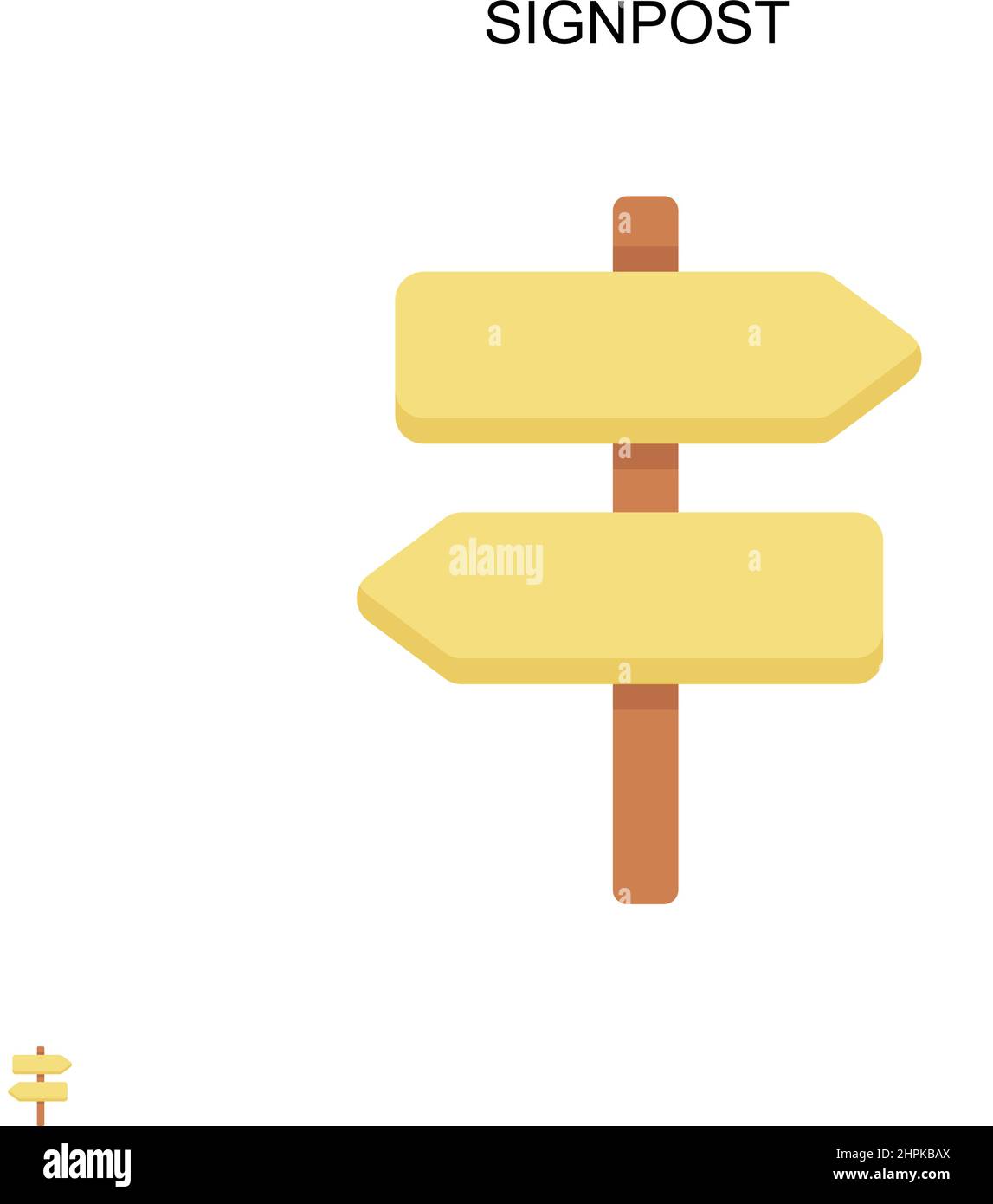 Wood arrow ui hi-res stock photography and images - Alamy