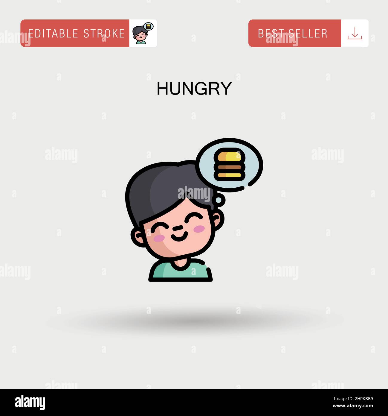 Problem hunger Stock Vector Images - Alamy