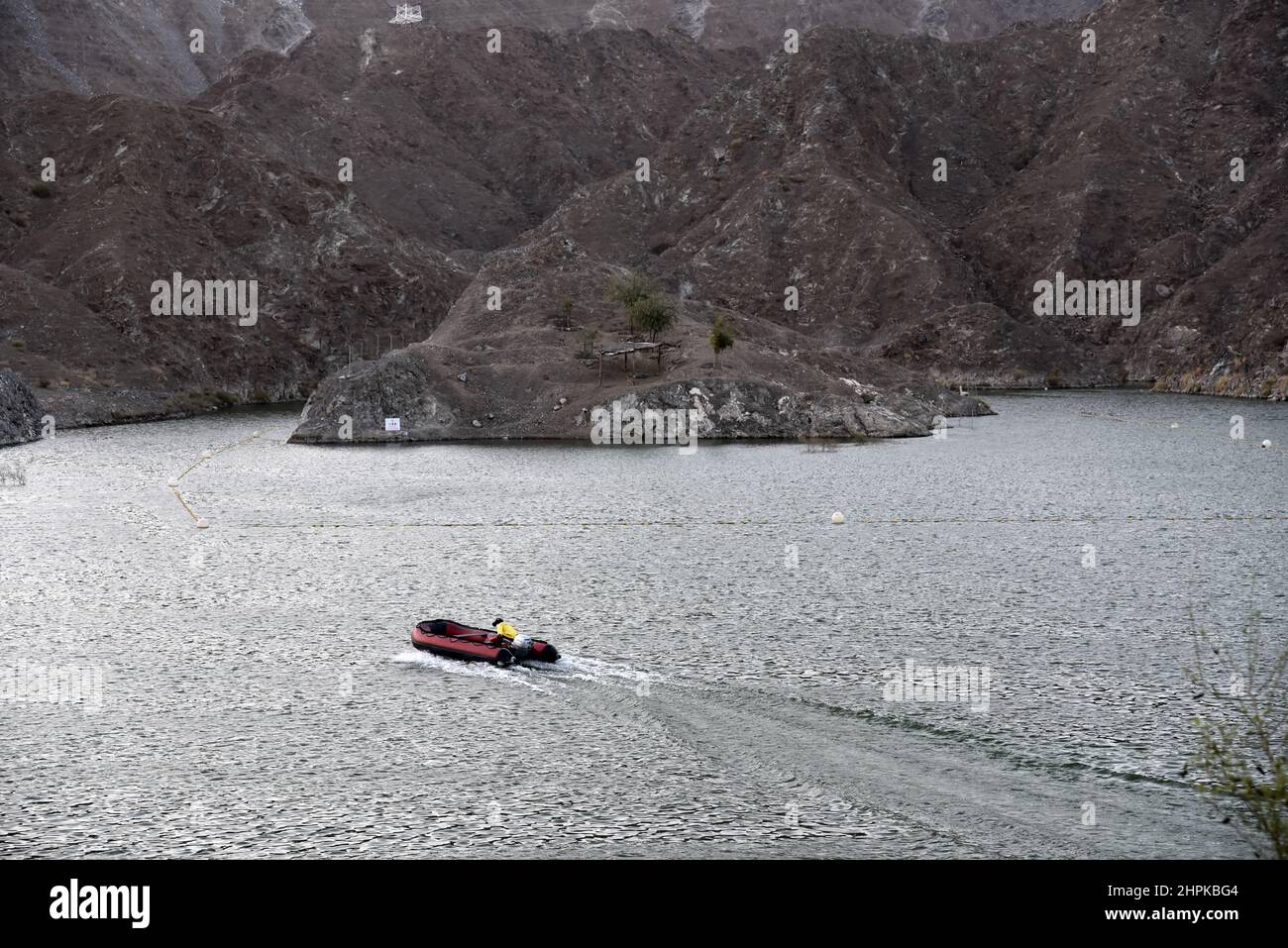 Al Rafisah Dam Khorfakkan United Arab Emirates March 22 2021 the view ...