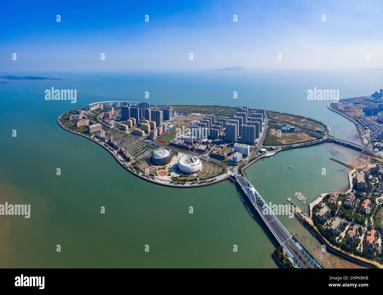 Oriental cinema star island is located in Qingdao huangdao district ...