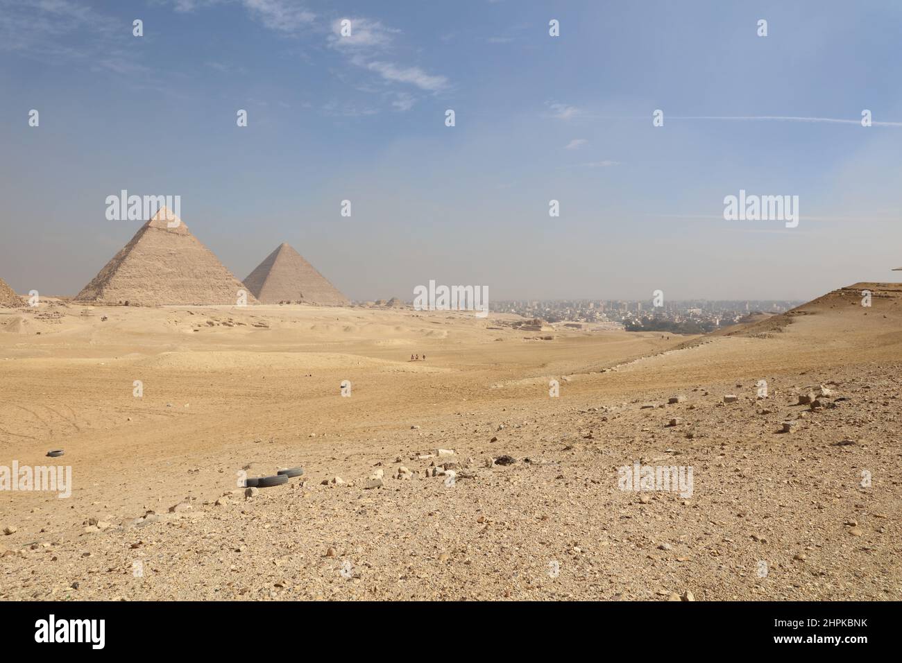 The Pyramids plateau Stock Photo - Alamy
