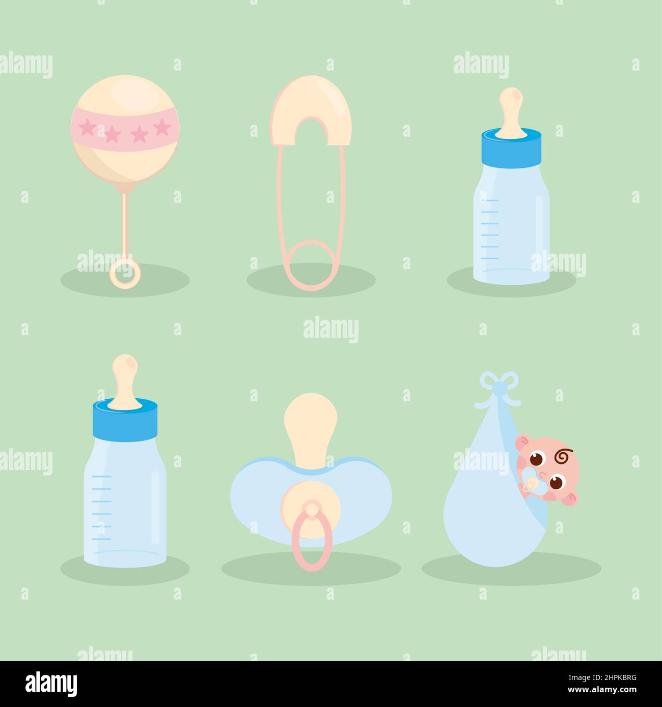 baby icon set Stock Vector Image & Art - Alamy