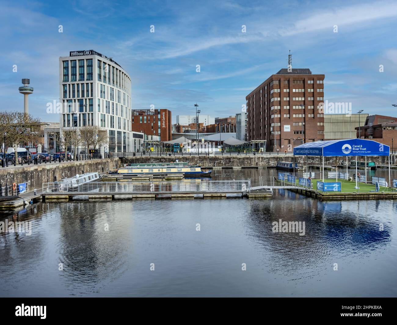 Royal Albert Dock, Hartley Quay, Liverpool Stock Photo - Alamy
