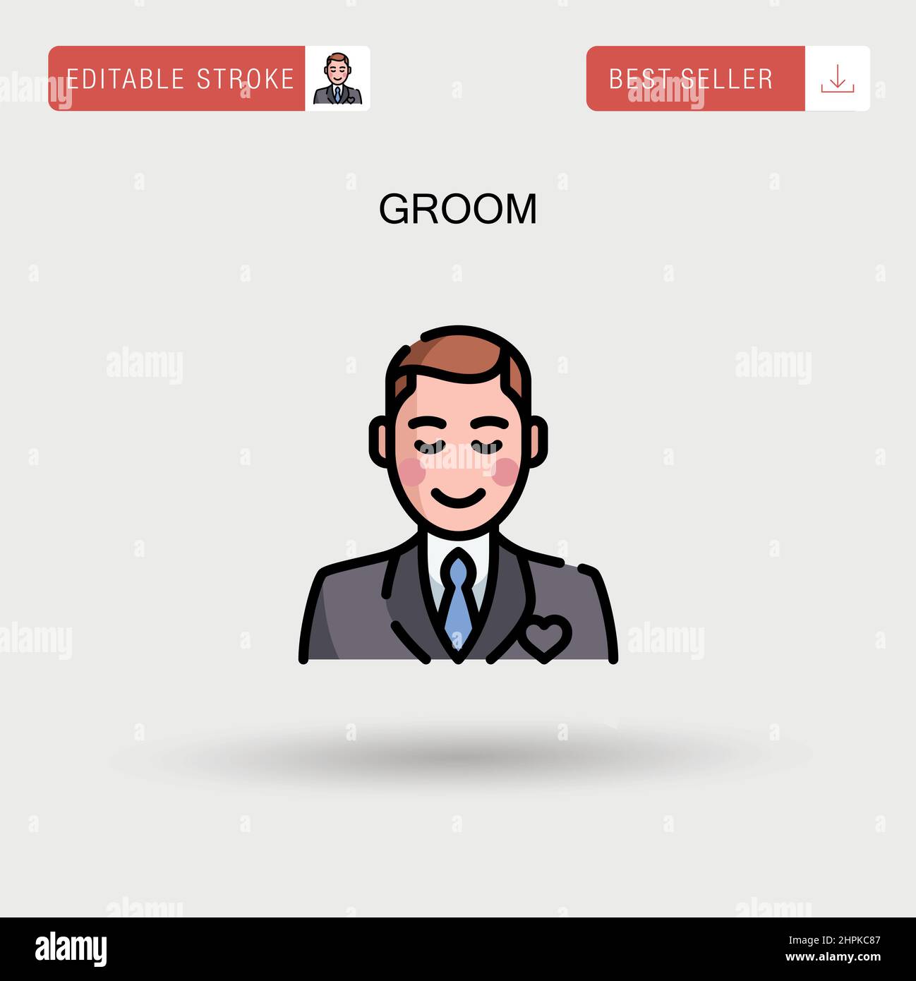 Beautiful groom Stock Vector Images - Alamy