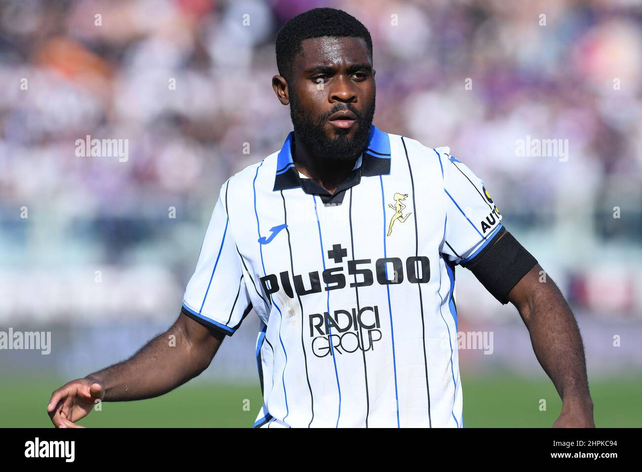 Florence, Italy. 20th Feb, 2022. Jeremy Boga of Atalanta during ...