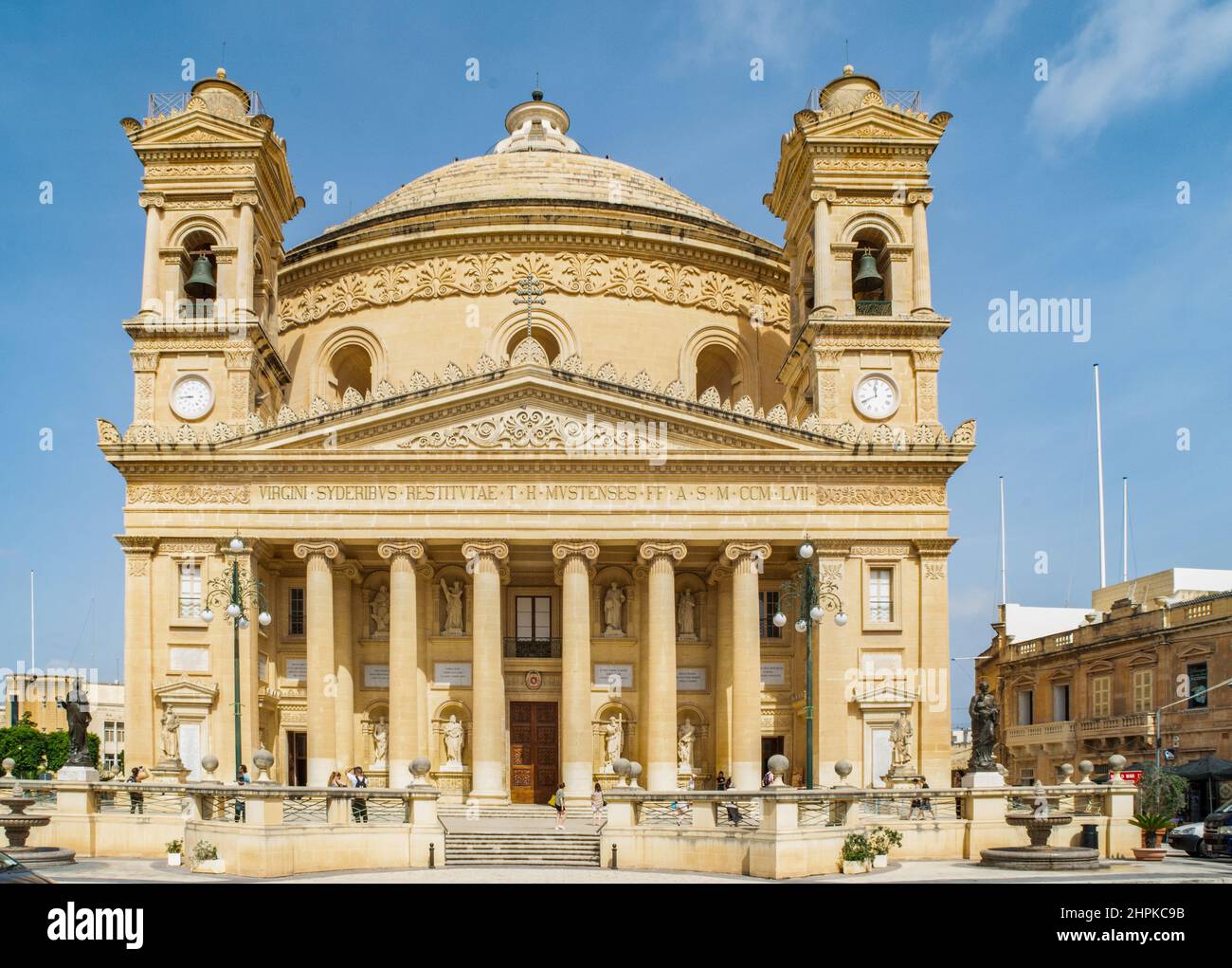 Mosta, Malta - September 19th 2019: The Basilica of the Assumption of ...