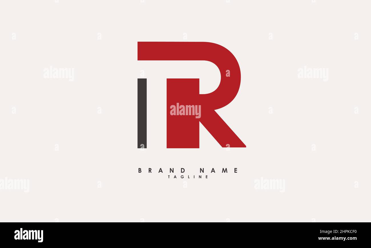 Alphabet letters Initials Monogram logo TR, RT, T and R Stock Vector ...