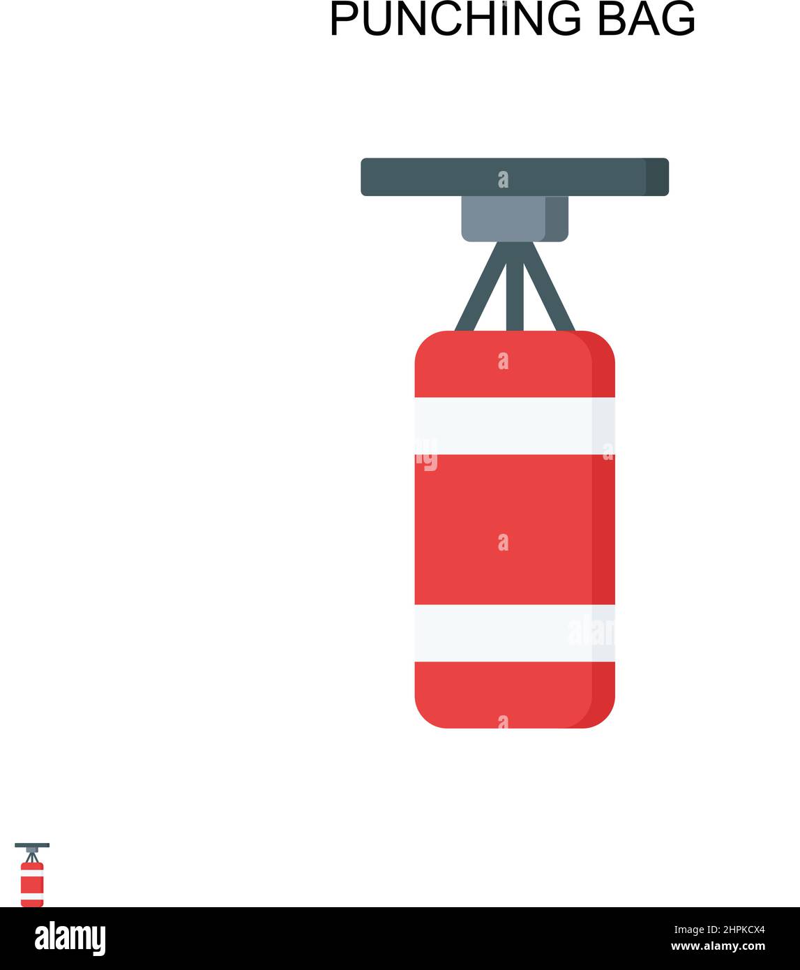 Punching bag Stock Vector Images - Alamy