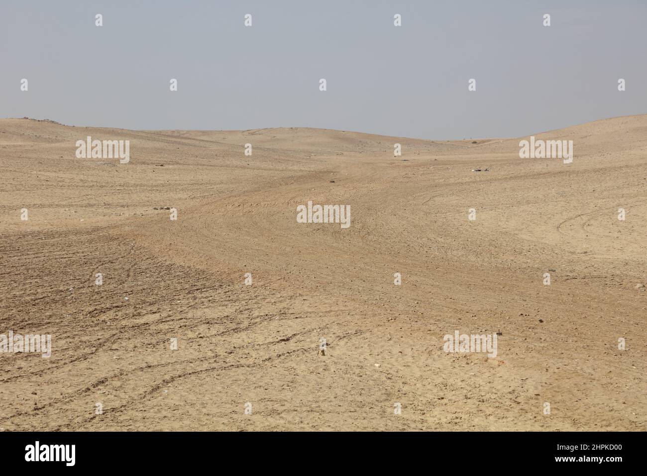 The Giza Pyramids desert Stock Photo - Alamy