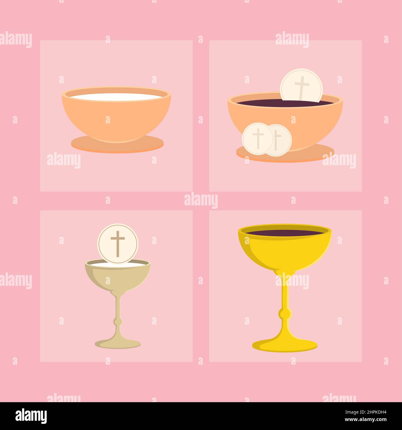 icons first communion Stock Vector Image & Art - Alamy