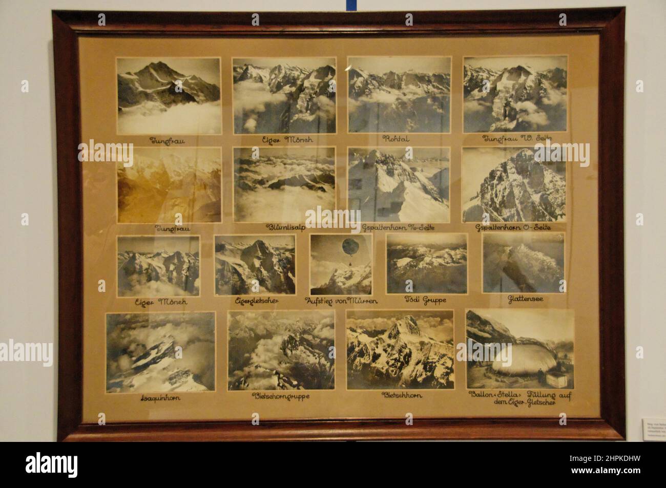 Picture taken by Spelterini on Ballon, Zeppelin Museum, Friedrichshafen ...