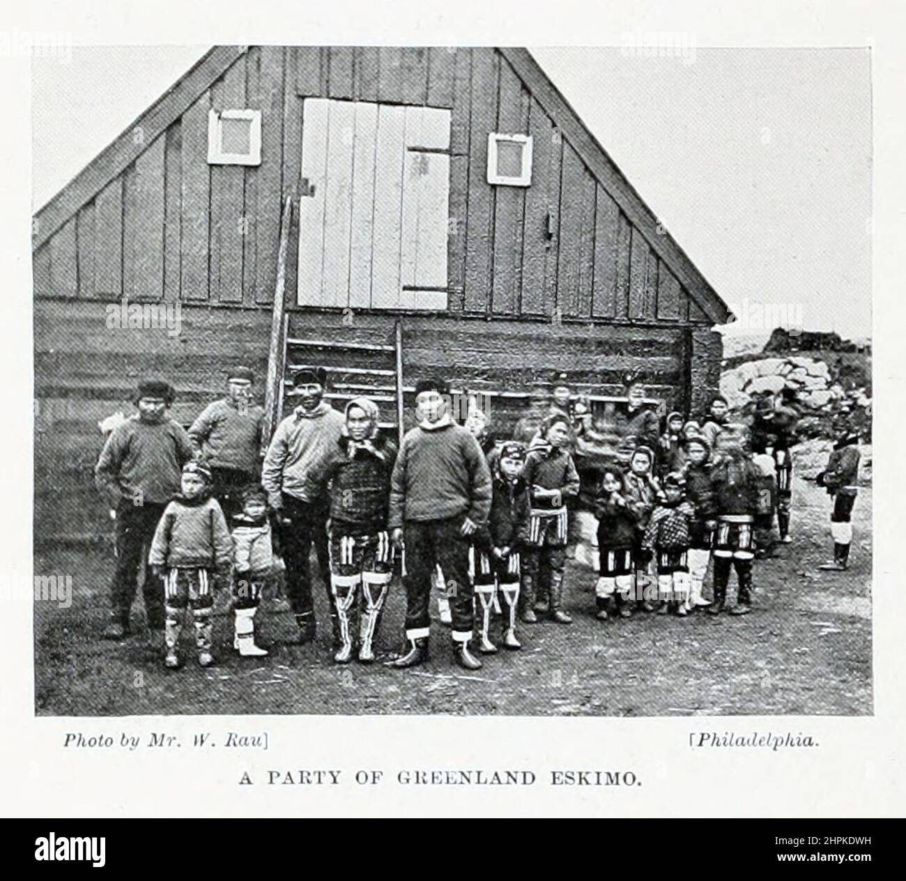 Inuit people traditional costume 1901 hi-res stock photography and ...