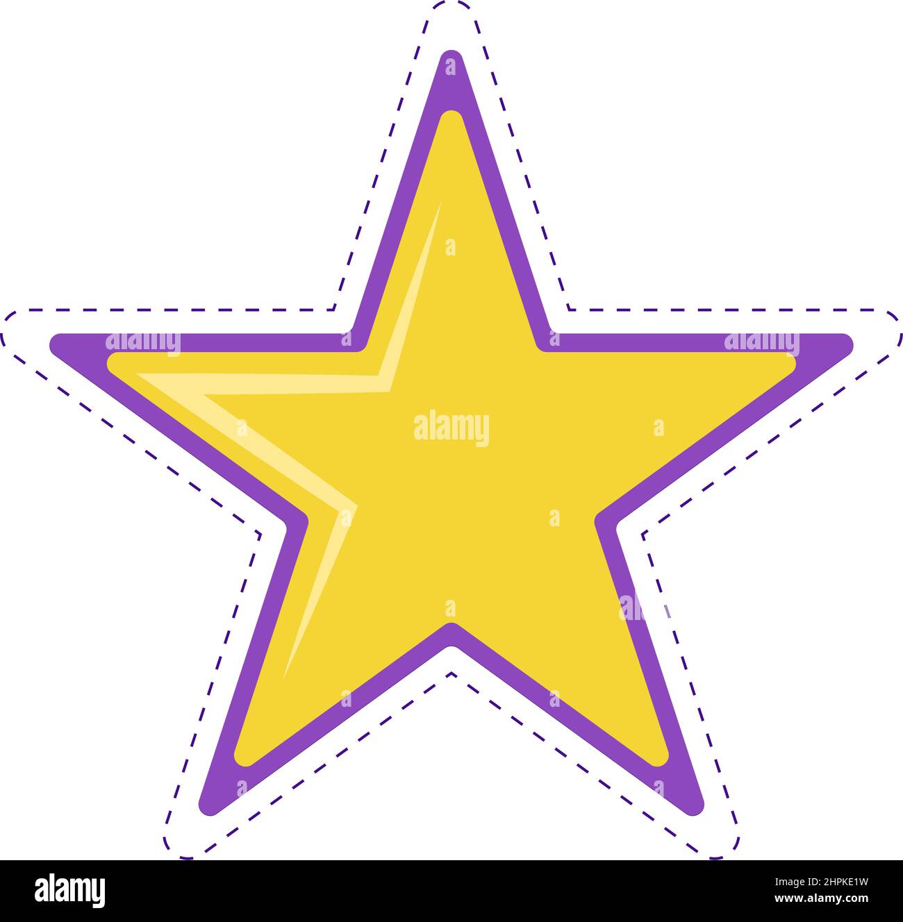 star sticker design Stock Vector Image & Art - Alamy