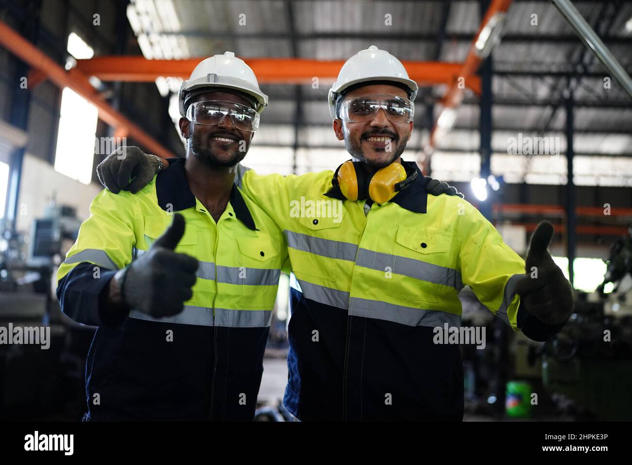 Factory Engineer Operating machines in industry factory Stock Photo - Alamy