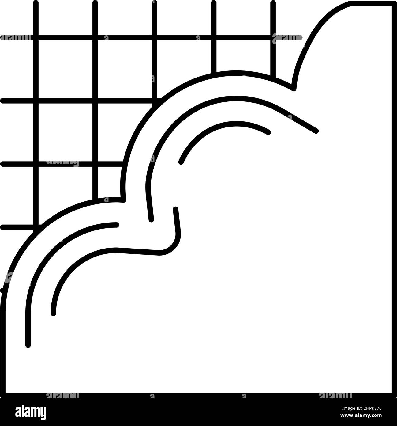 hrb500 rebar line icon vector illustration Stock Vector Image & Art - Alamy