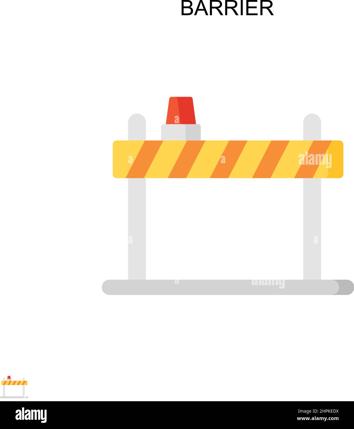 Safety barrier Stock Vector Images - Alamy