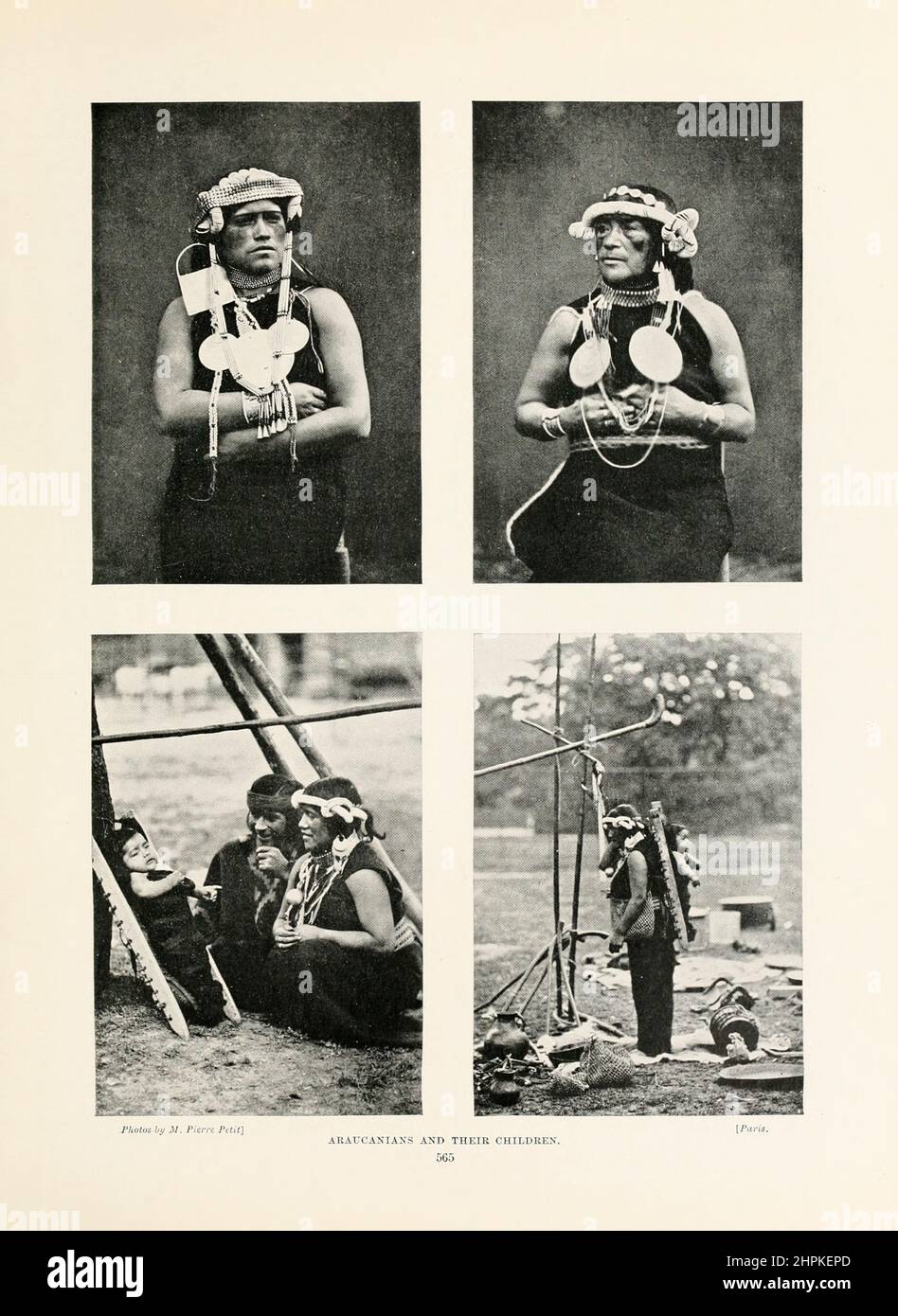 Araucanians and their children The Mapuche are a group of Indigenous ...