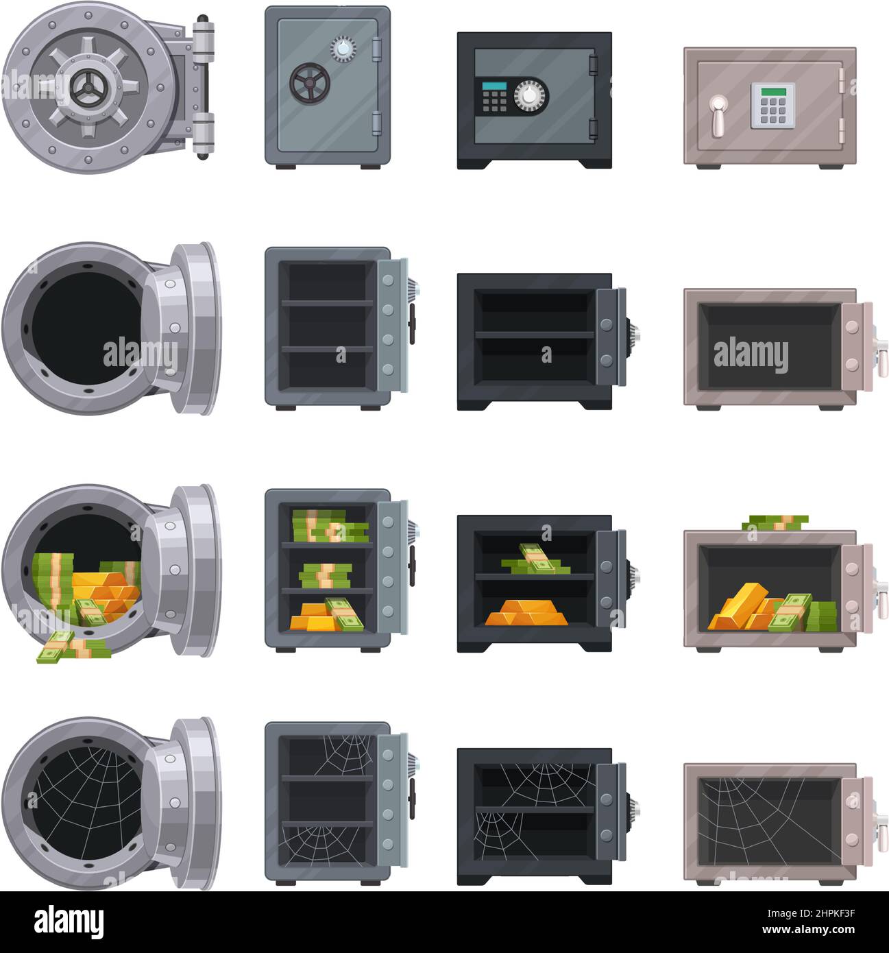 Steel bank vault hi-res stock photography and images - Alamy