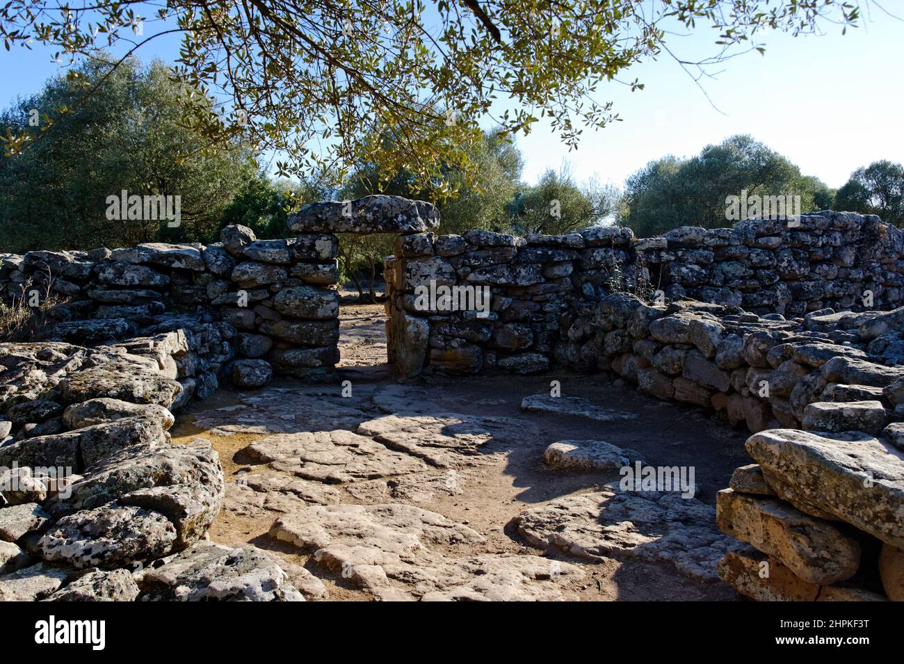 Nuraghe villages of Serra Orrios, Dorgali, Sardinia, Italy Stock Photo ...