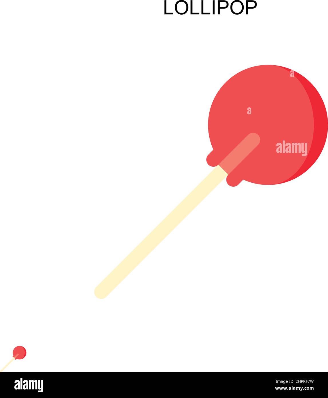 Rainbow lollipop Stock Vector Images - Alamy