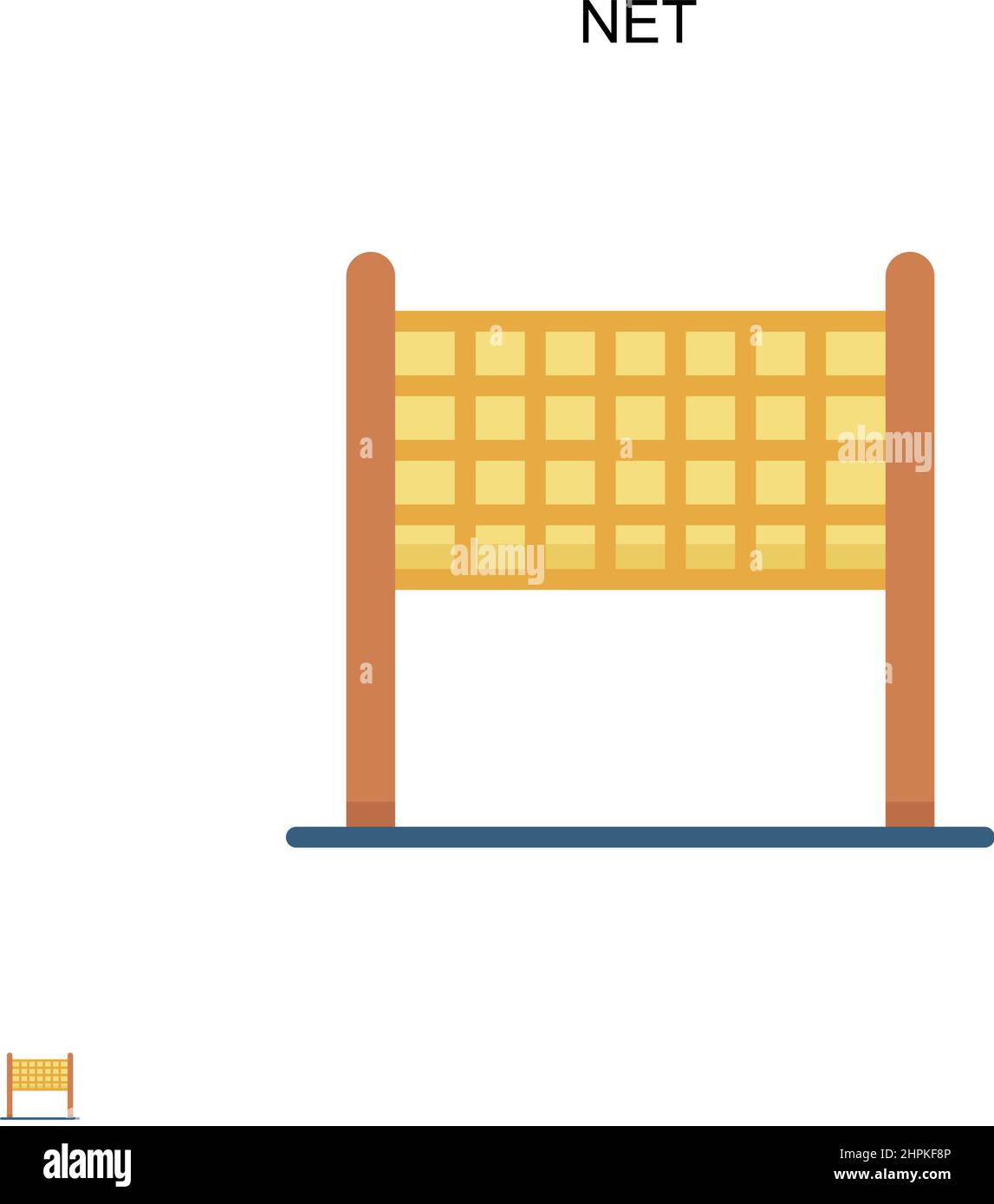 Net Simple vector icon. Illustration symbol design template for web ...