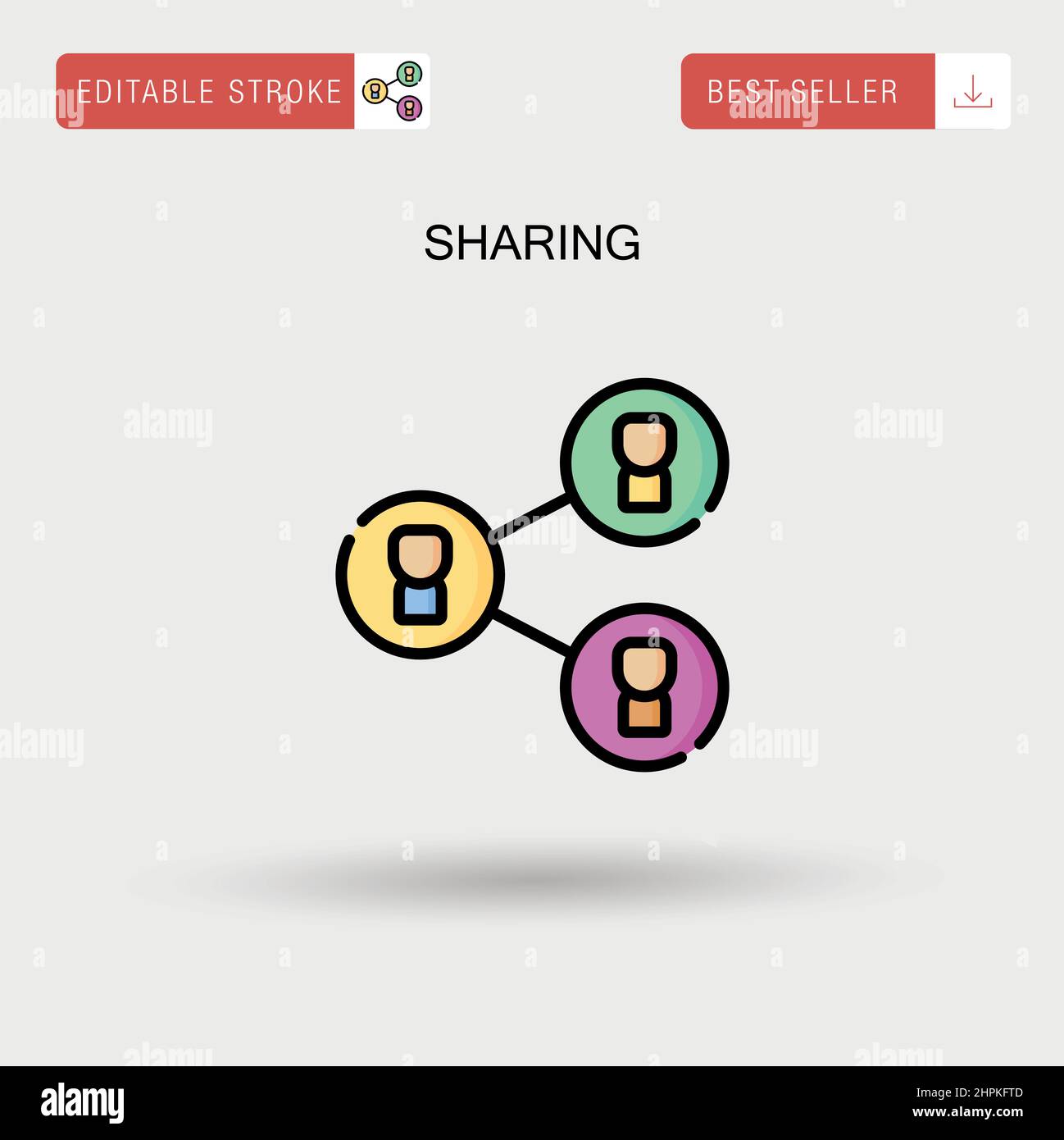 Social sharing icon Stock Vector Images - Alamy