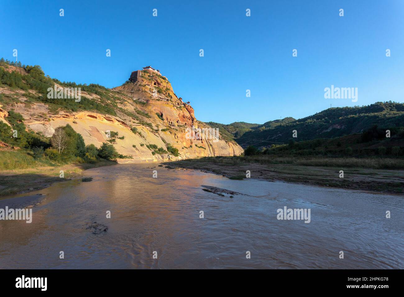 Yongning mountain ancient village Stock Photo - Alamy