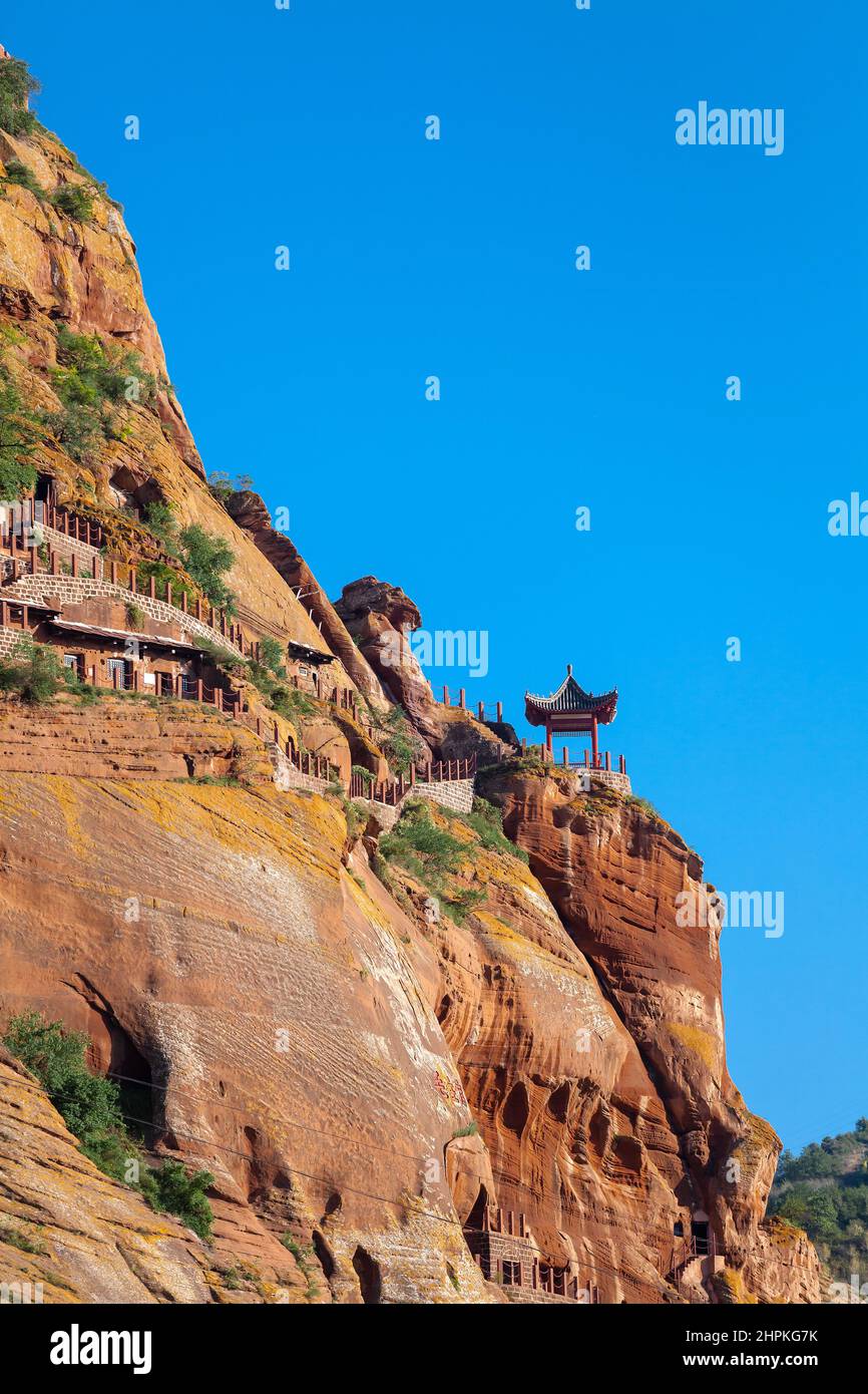 Yongning mountain ancient village Stock Photo - Alamy