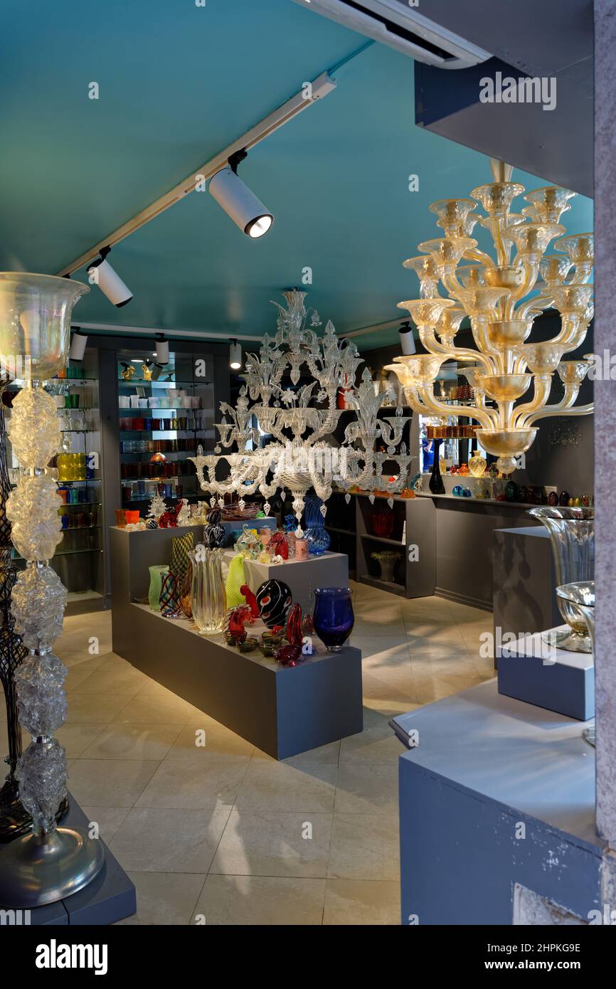 Murano glass shop hi-res stock photography and images - Alamy
