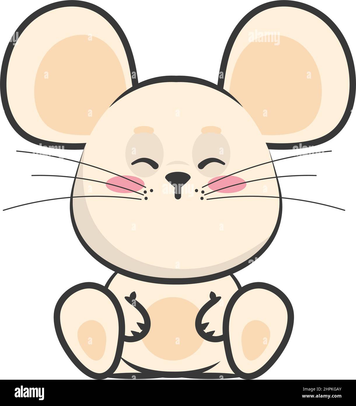 cute mouse kawaii Stock Vector Image & Art - Alamy