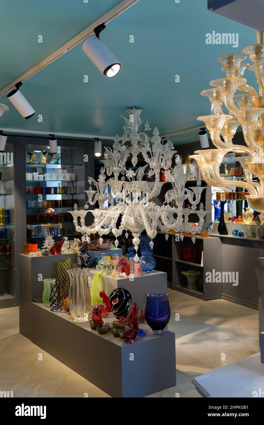 Murano glass shop hi-res stock photography and images - Alamy