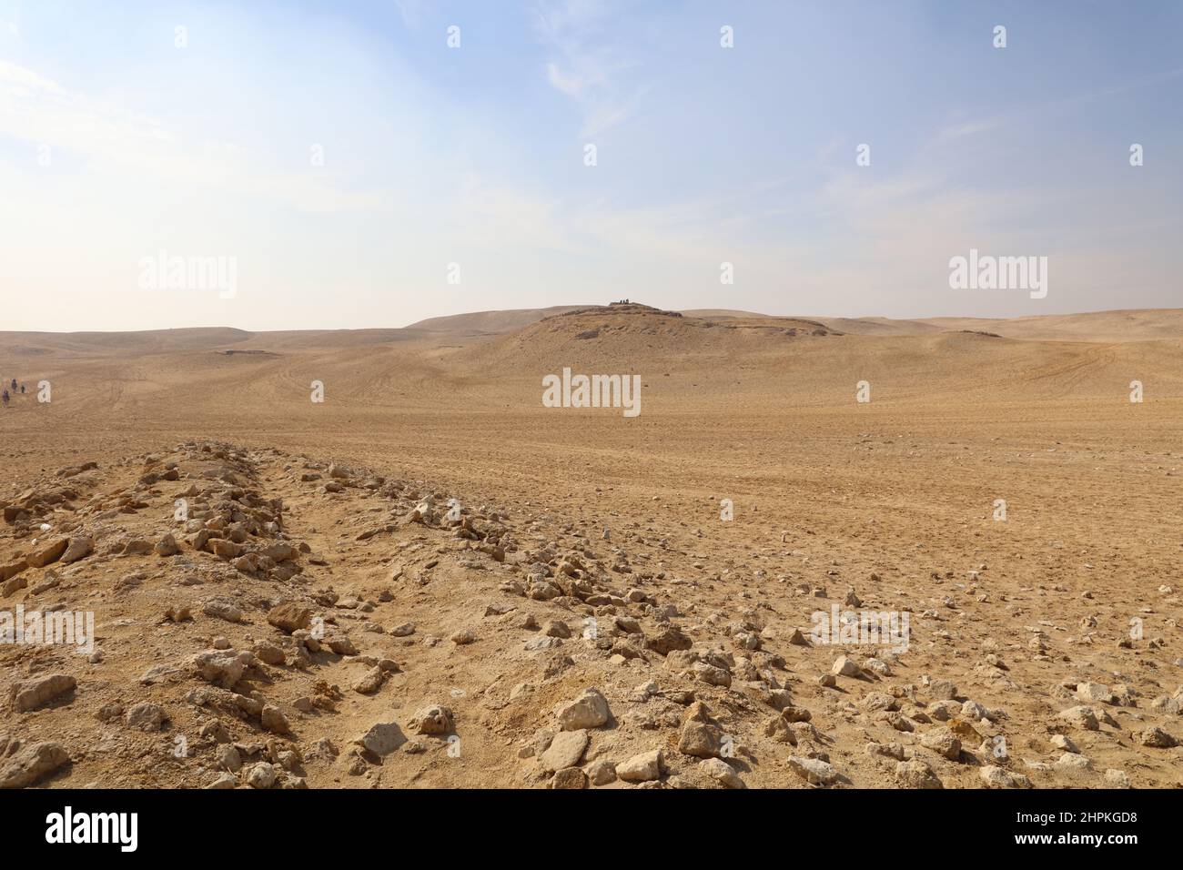 The Giza pyramids desert Stock Photo - Alamy