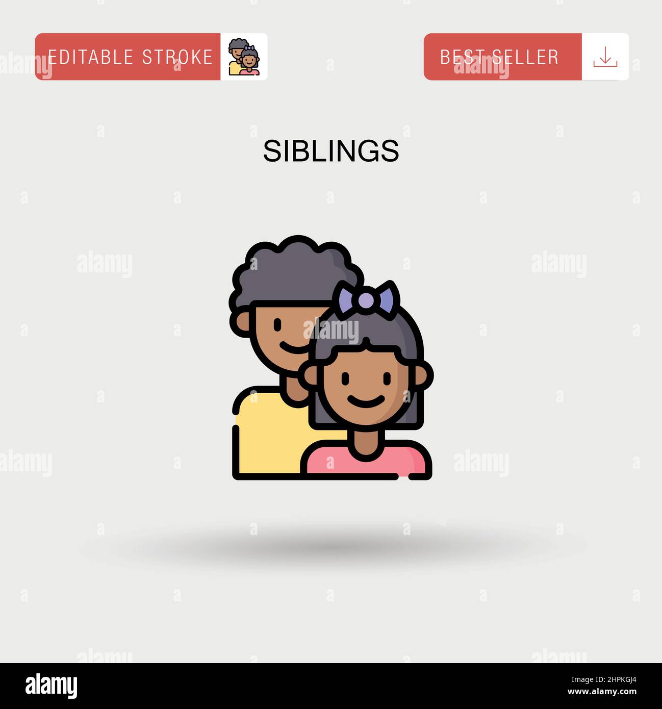 Boy newborn sibling Stock Vector Images - Alamy