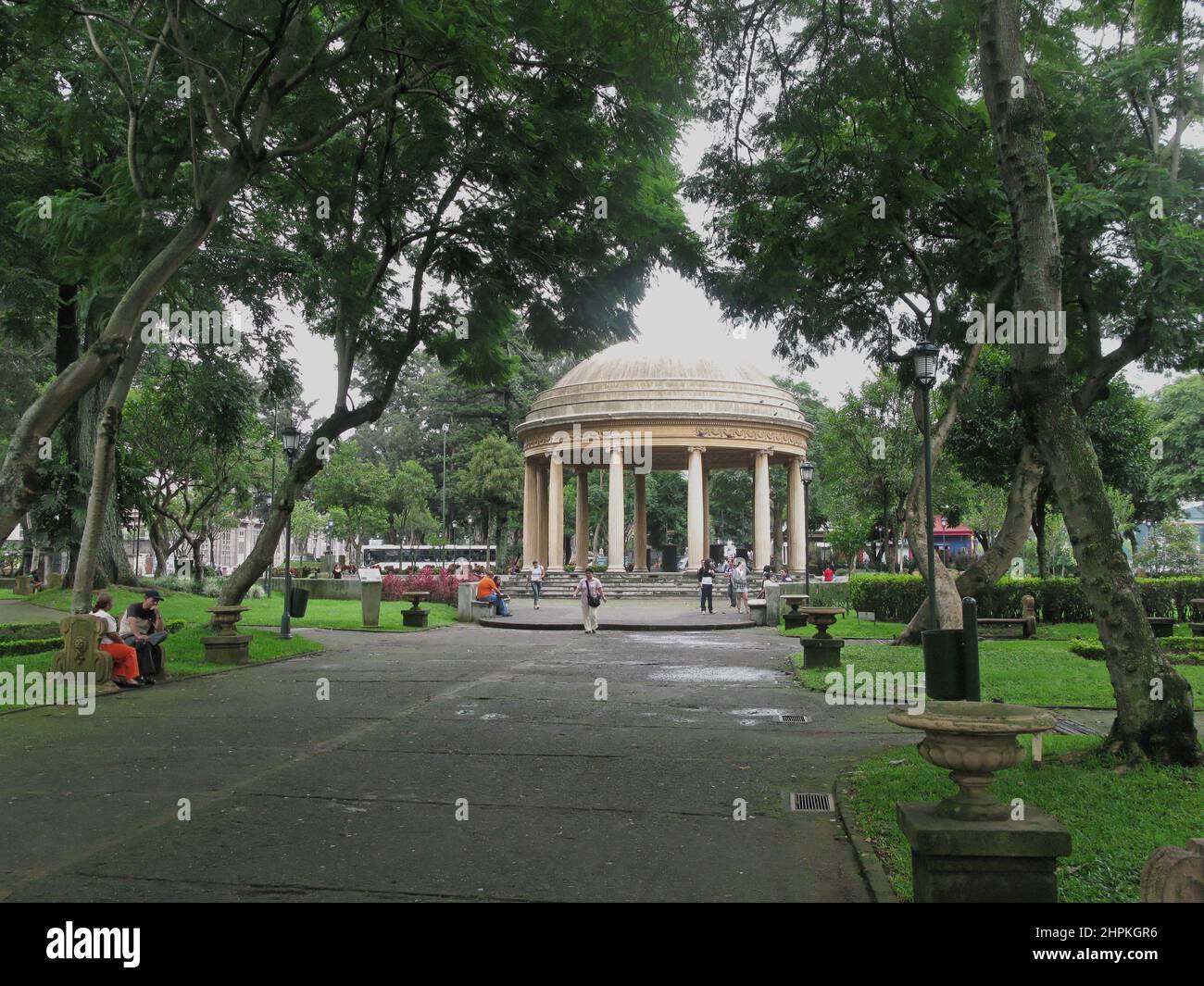 Central Park, San Josè, Republic of Costa Rica, Central America Stock ...