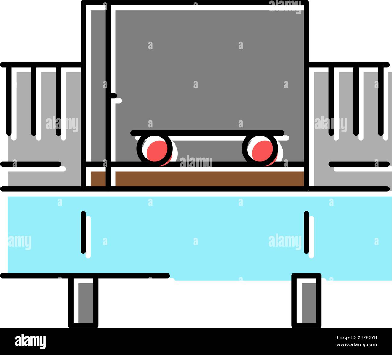 bulk handling system color icon vector illustration Stock Vector Image ...