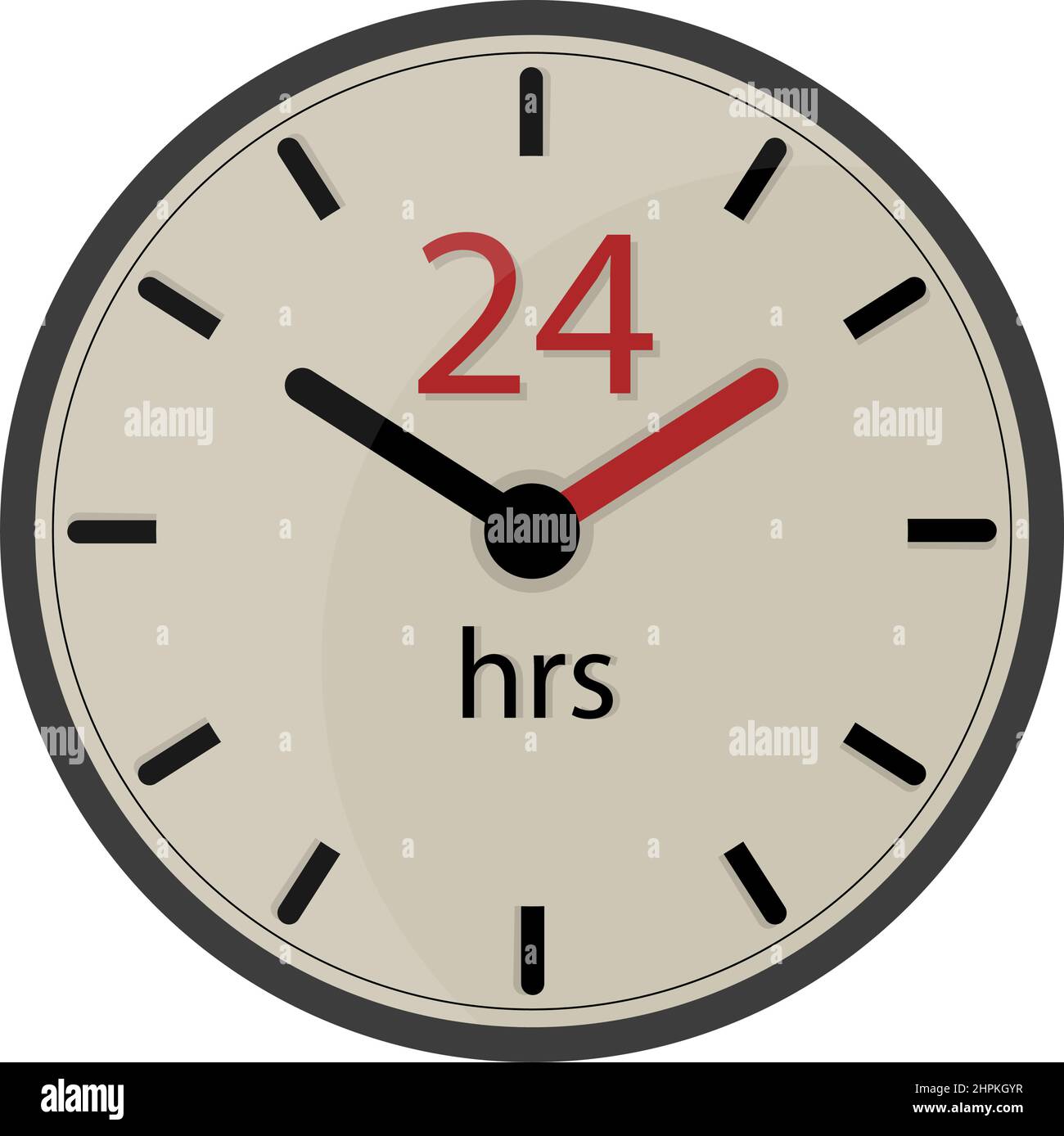 clock time 24 hours Stock Vector Image & Art - Alamy