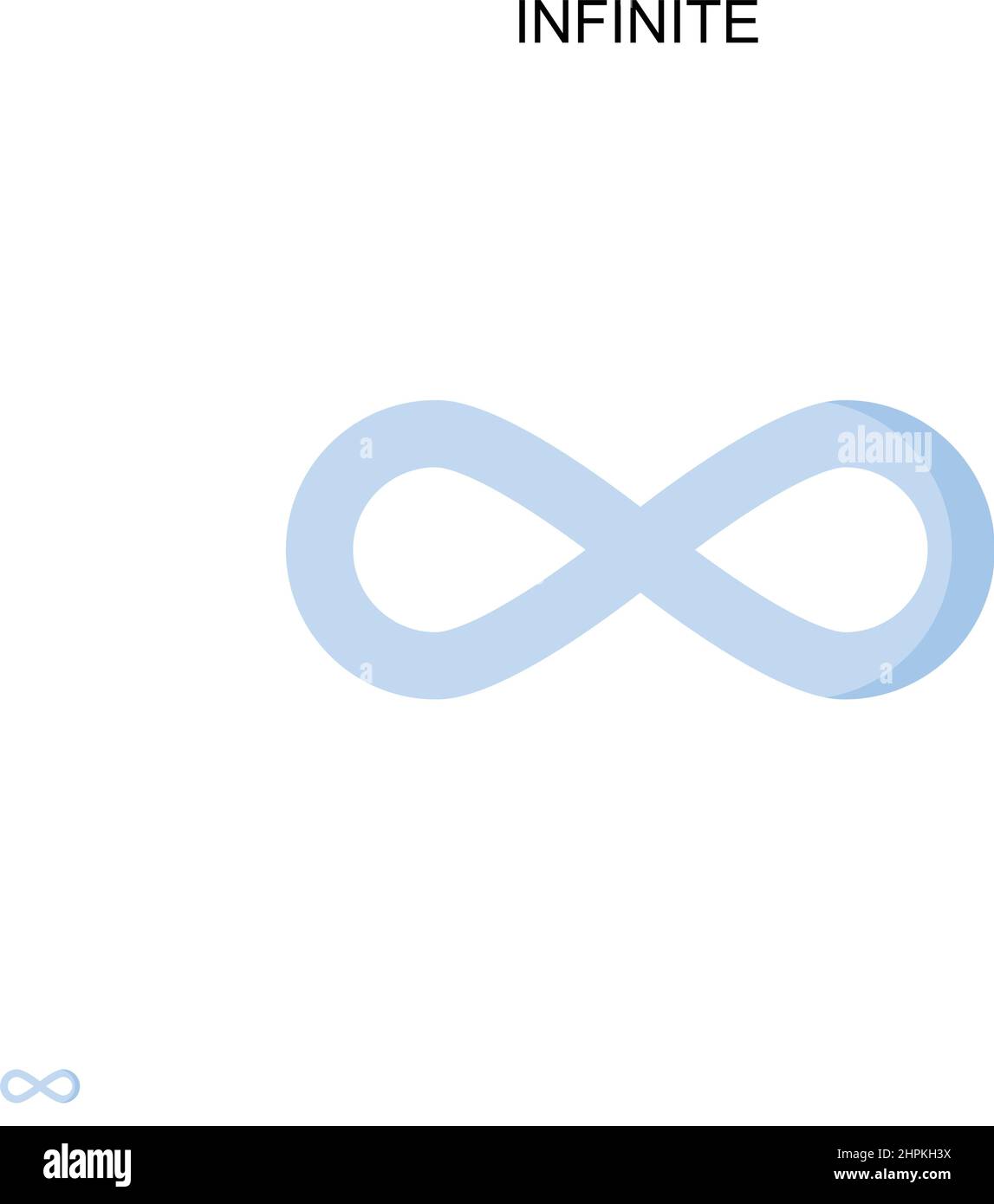 Infinite Simple vector icon. Illustration symbol design template for ... Infinite Simple vector icon. Illustration symbol design template for ...