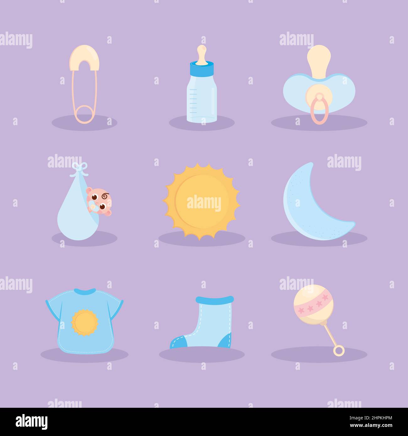 baby cartoon icons Stock Vector Image & Art - Alamy