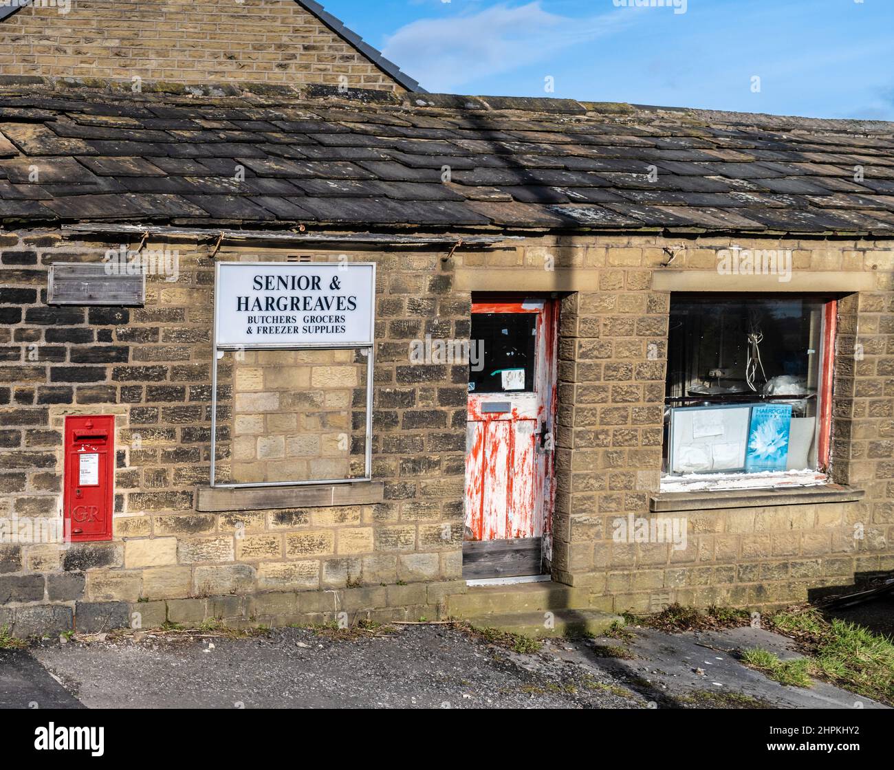 Red, door, flaking, paint, red paint, old, weathered, repaired, faded ...
