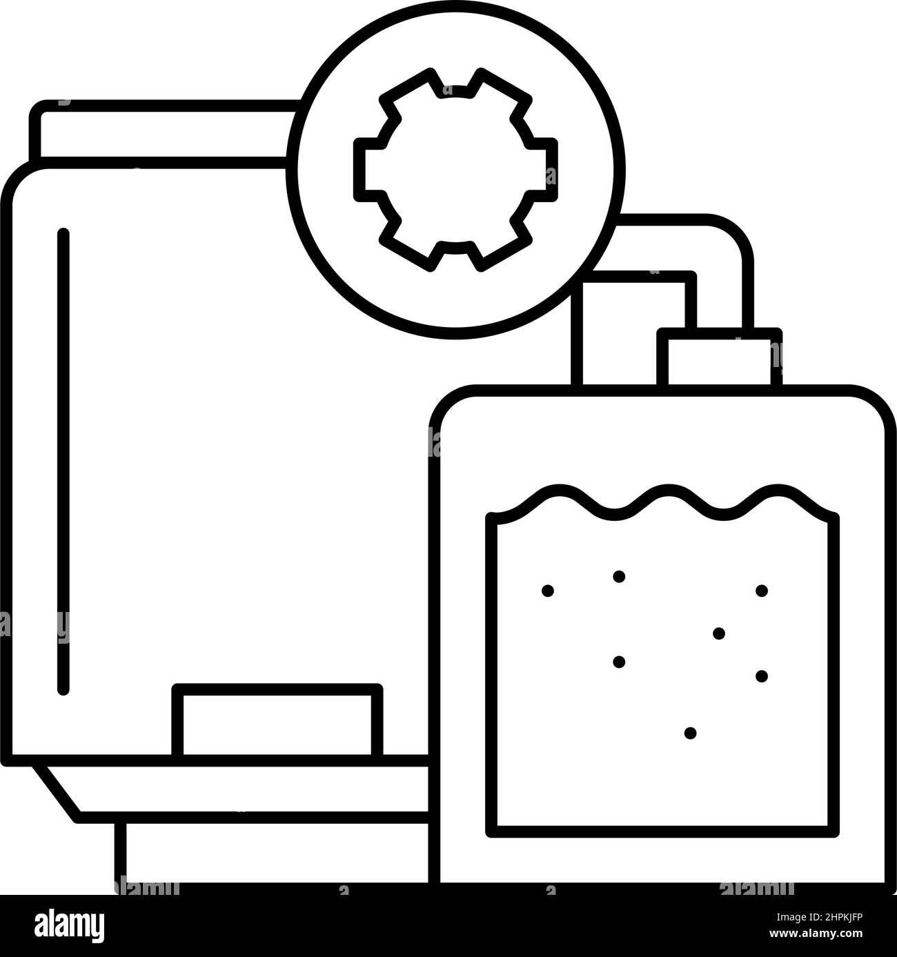 synthesis pharmaceutical production line icon vector illustration Stock ...