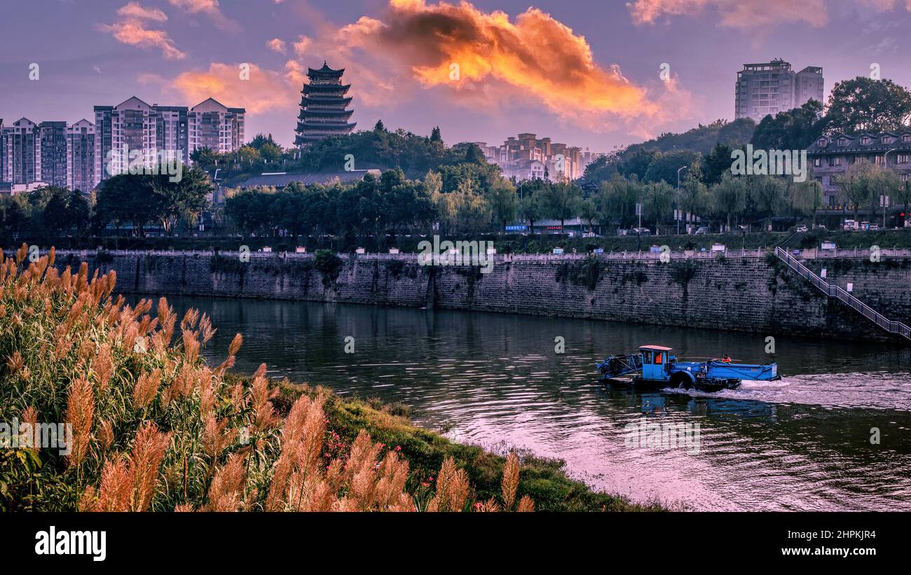 Chongqing rongchang region scenery Stock Photo - Alamy
