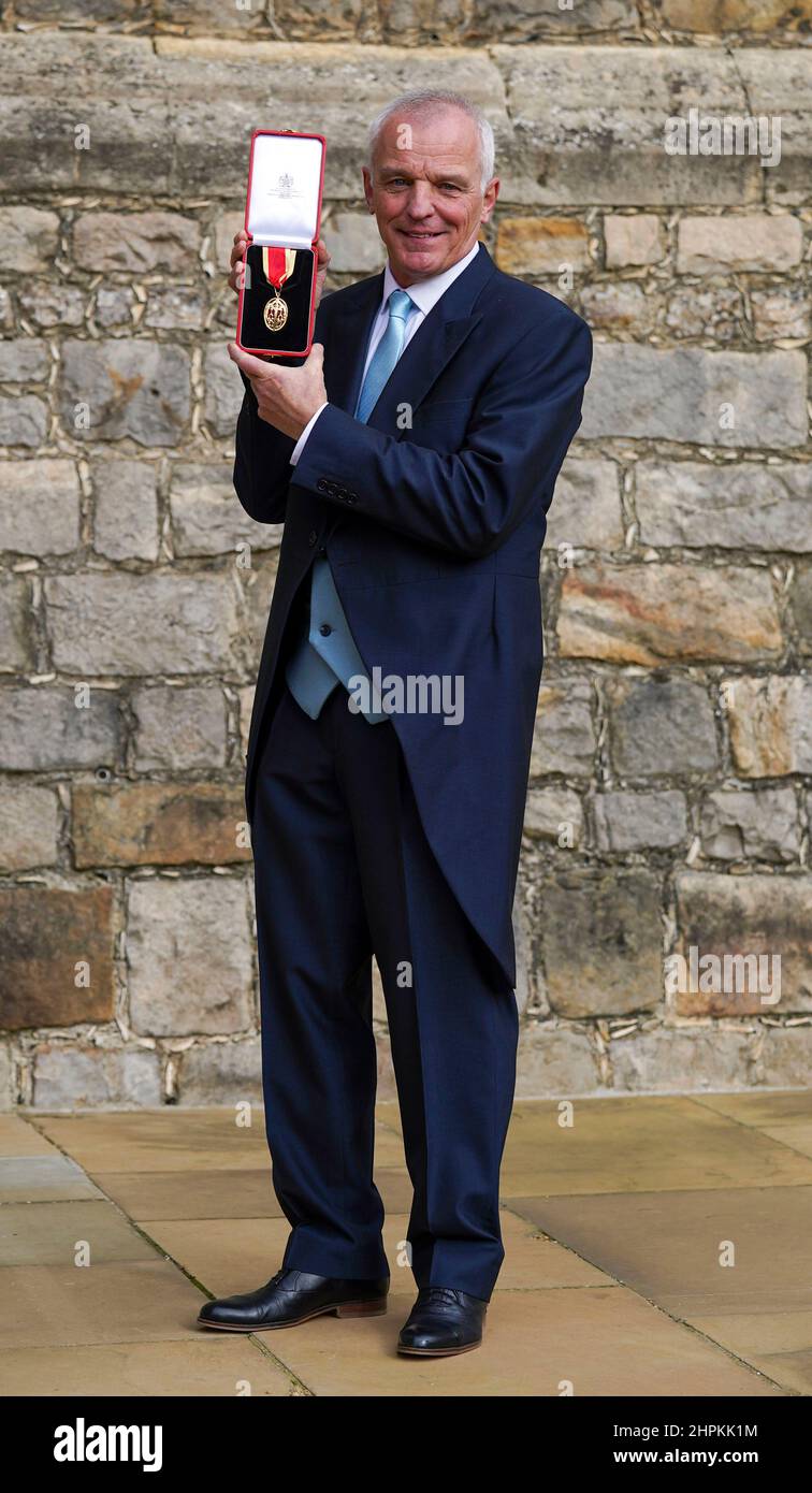 Professor Sir Keith Willett with his knighthood following an ...
