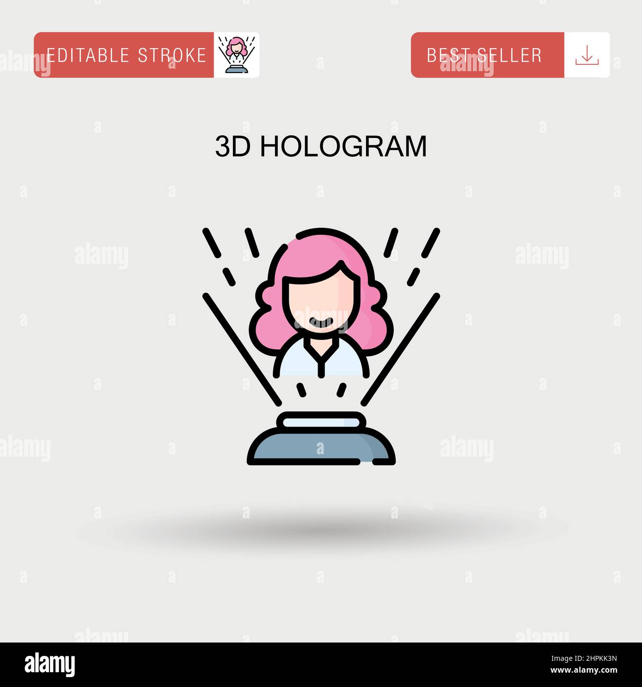 Realistic icon modern blue Stock Vector Images - Alamy